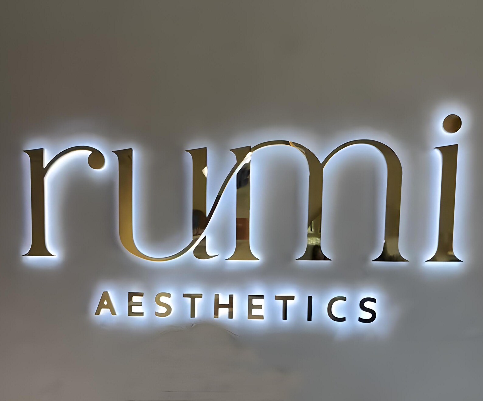 Custom Business Sign, Beauty Salon Sign, 3D Backlit Sign, Reception ...