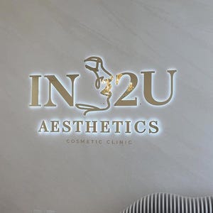 Custom Business Sign, Beauty Salon Sign, 3D Backlit Sign, Reception ...