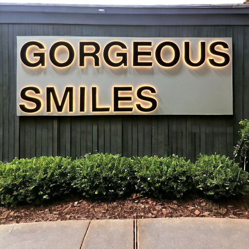 Light Sign Custom, Name Wall Decor, Acrylic Logo Sign, Business Name ...