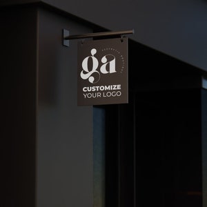 Store Front Sign | Custom Metal Sign | Double Sided Sign | Blade Sign ...