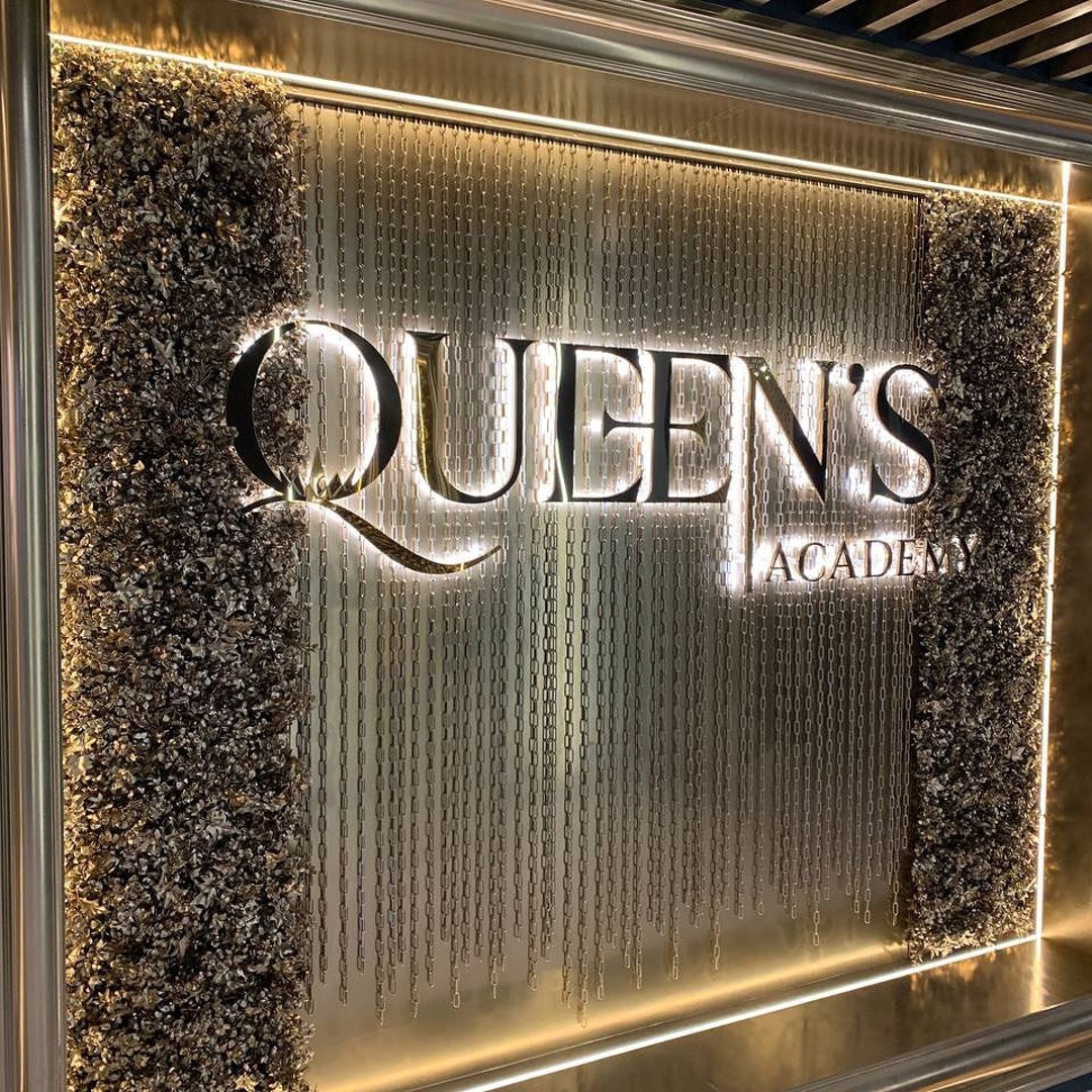 Letrero retroiluminado 3D, letrero iluminado, logotipo comercial ...