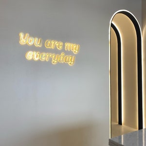 Light Sign Custom, Name Wall Decor, Acrylic Logo Sign, Business Name ...