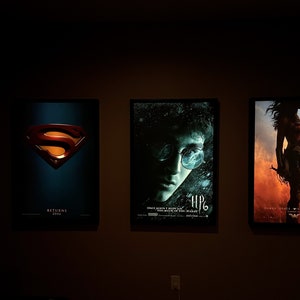 Light Box Sign, Ultra Thin Lightbox, Movie Poster Frame, Lighted ...