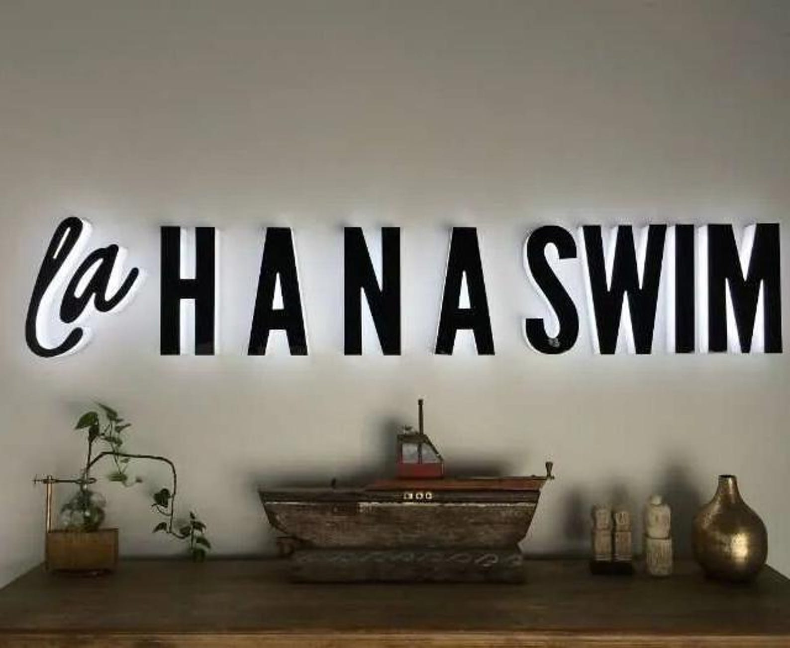 Custom Business Sign, Beauty Salon Sign, 3D Backlit Sign, Reception ...