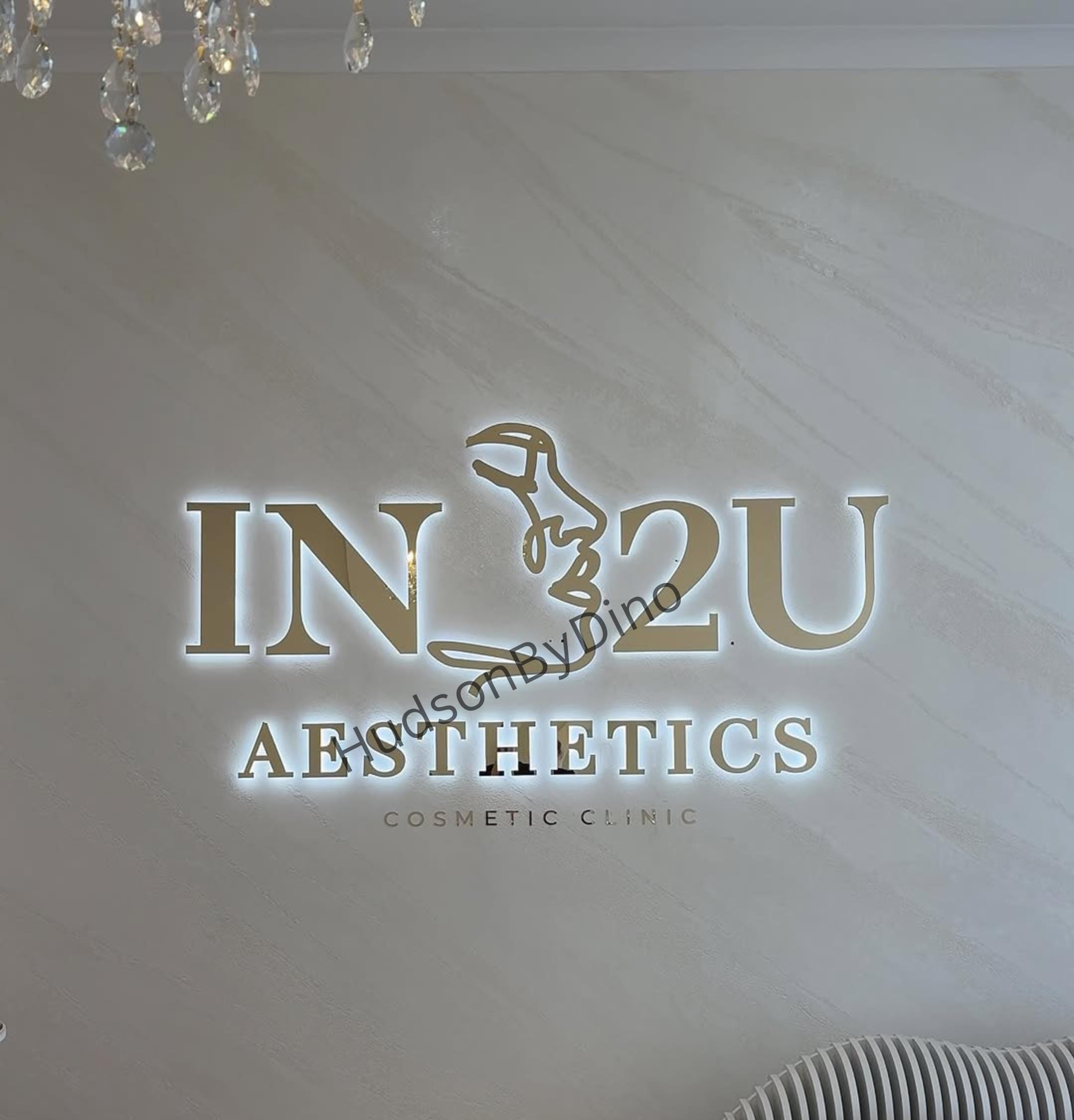 Custom Business Sign, Beauty Salon Sign, 3D Backlit Sign, Reception ...