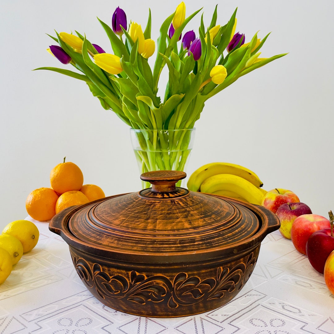 Roman Pot, Roman Pot, Handmade Red Clay Pot - Etsy