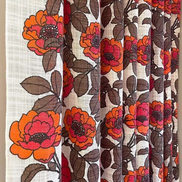 Retro Curtains - Etsy Canada