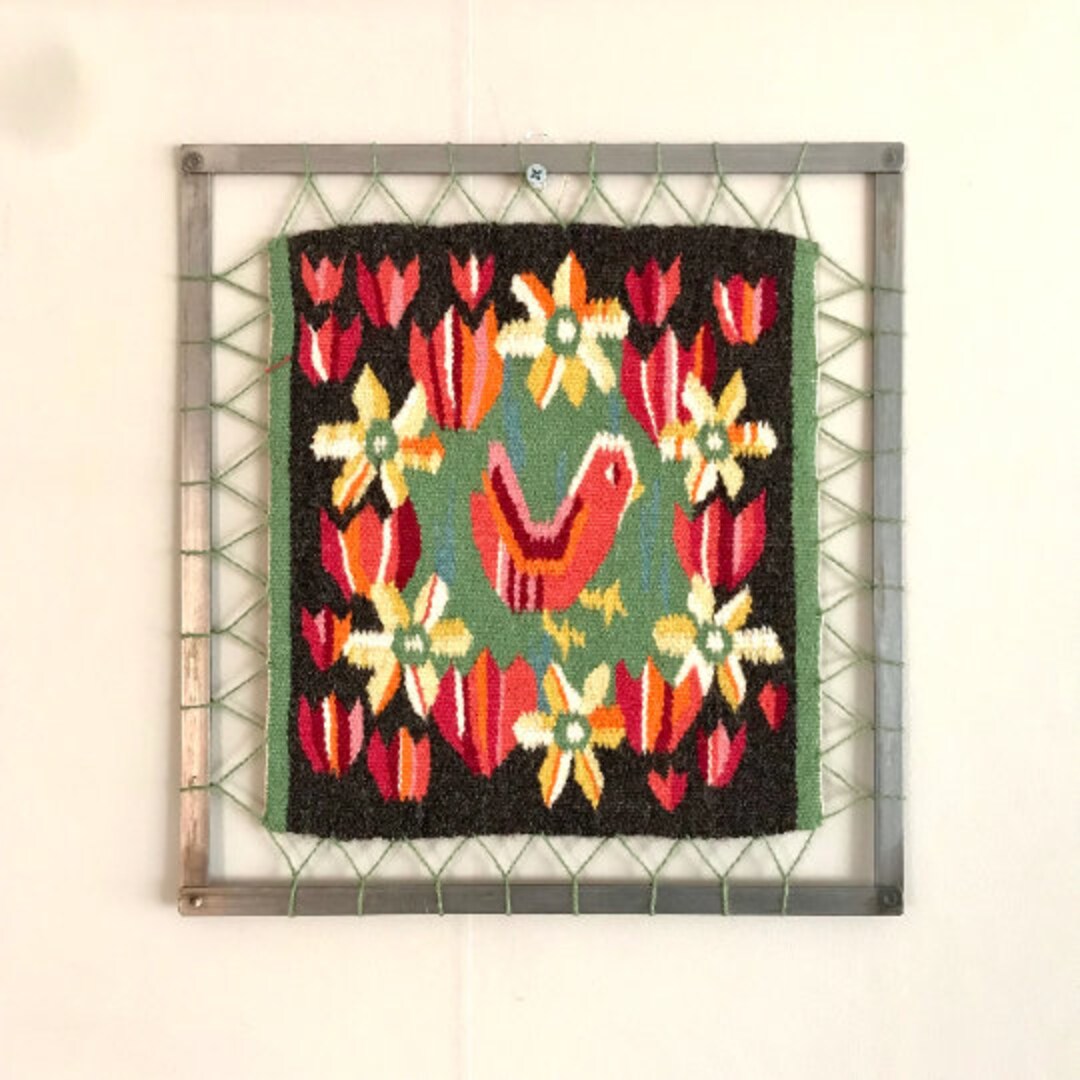 Beautiful Vintage Swedish Flemish Tapestry, 60s, 70s, Textile Art Mid ...