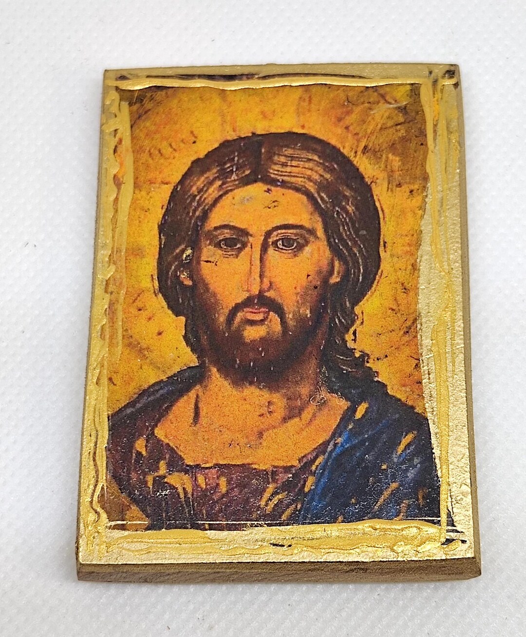 Antique Byzantine Icon of Jesus Christ | Handmade Wooden Orthodox Icon ...