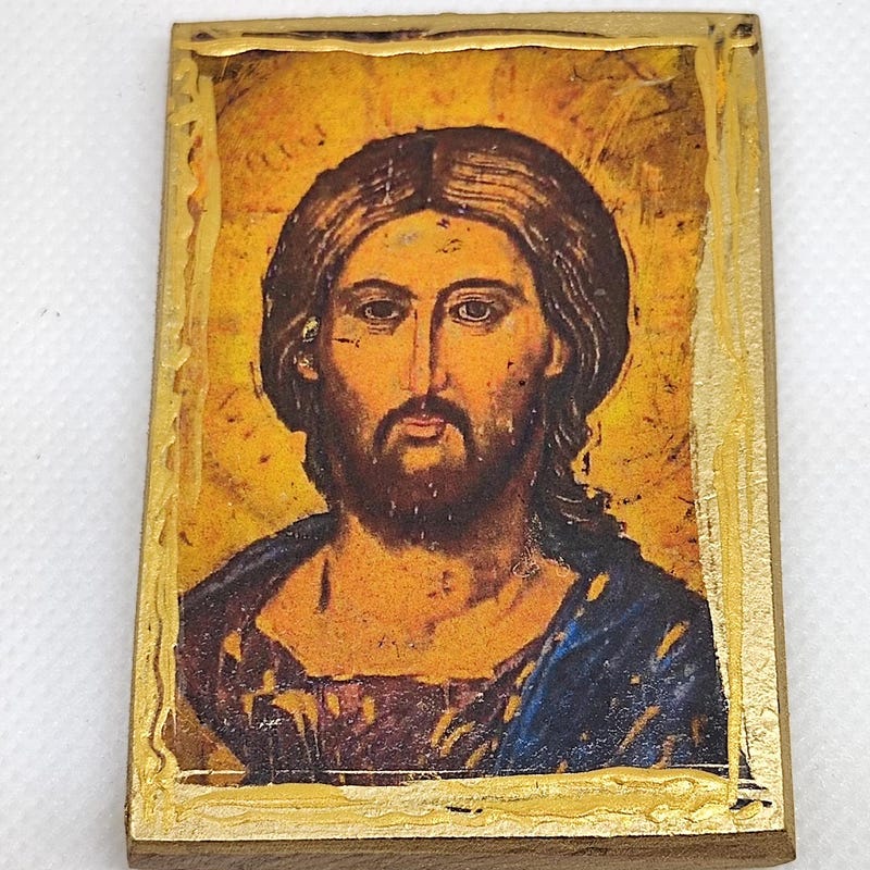 Antique Jesus Picture - Etsy