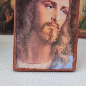 Christ With Sword Icon: Orthodox Christian Art Magnet on Wood - Etsy