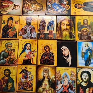 Christ With Sword Icon: Orthodox Christian Art Magnet on Wood - Etsy