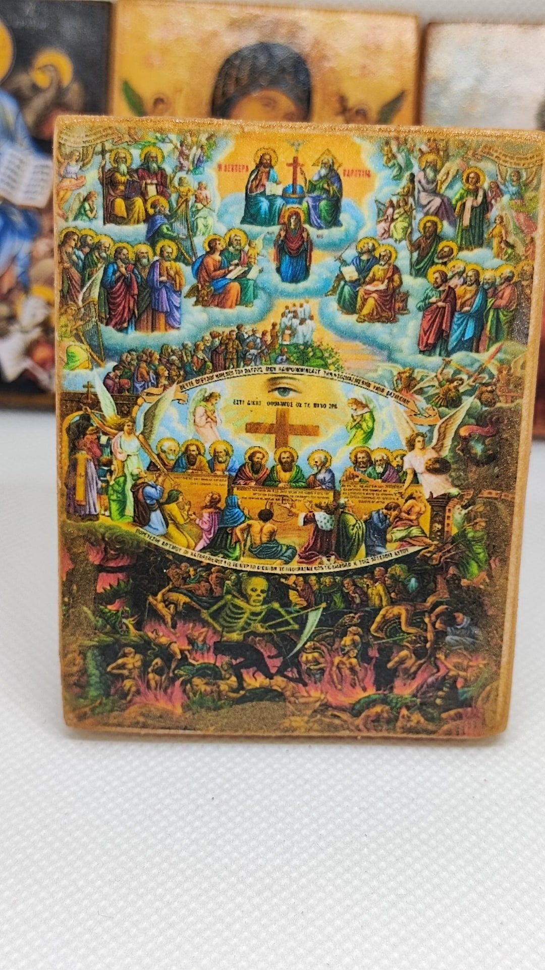 Orthodox Icon of the Last Judgment – Handcrafted Christian Religious ...