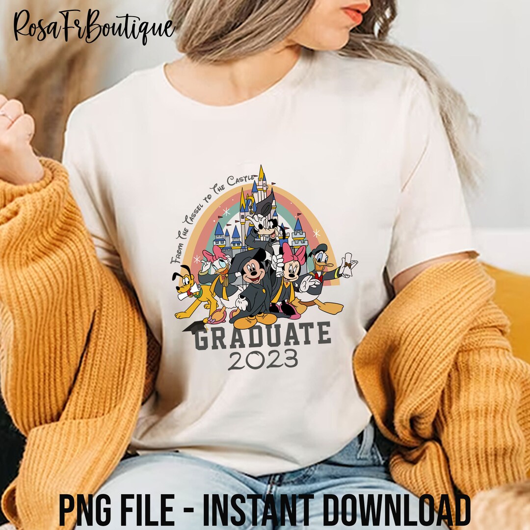 Graduate Mickey and Friends Png Mickey Mouse Png Donald Duck - Etsy