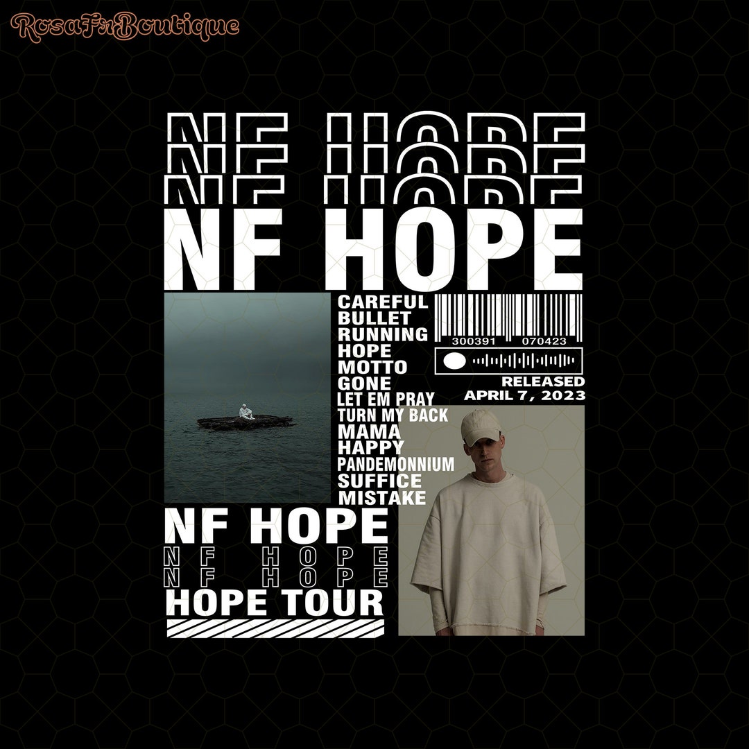 NF Hope Tour 2024 Png, Rapper NF Fan Png, NF 2024 Concert Png for Fan ...