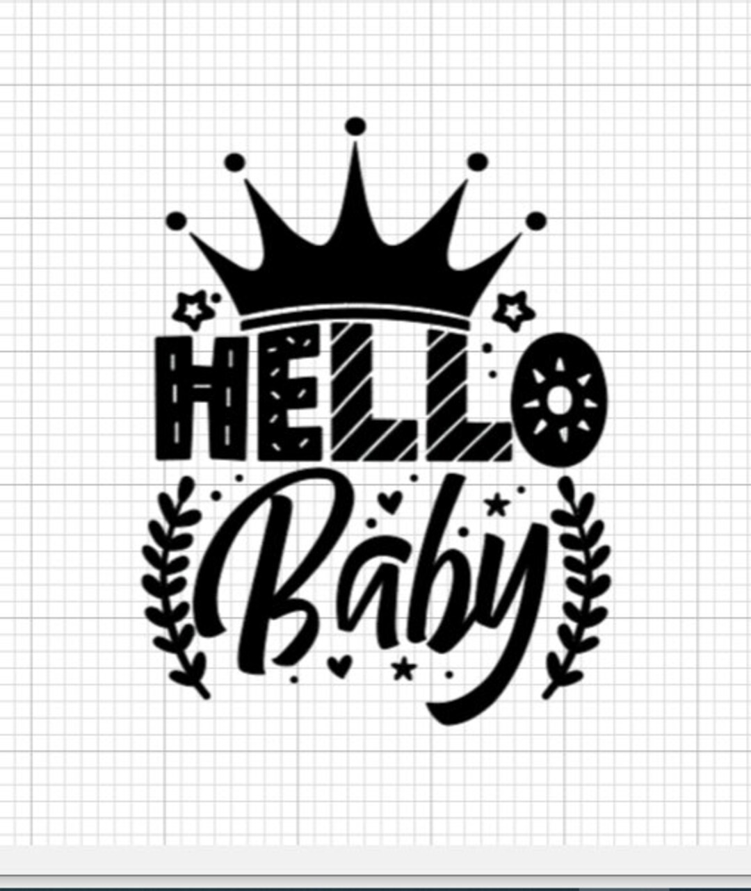 Hello Baby Svg Newborn Svg Baby Greetings Svg Welcome Baby - Etsy