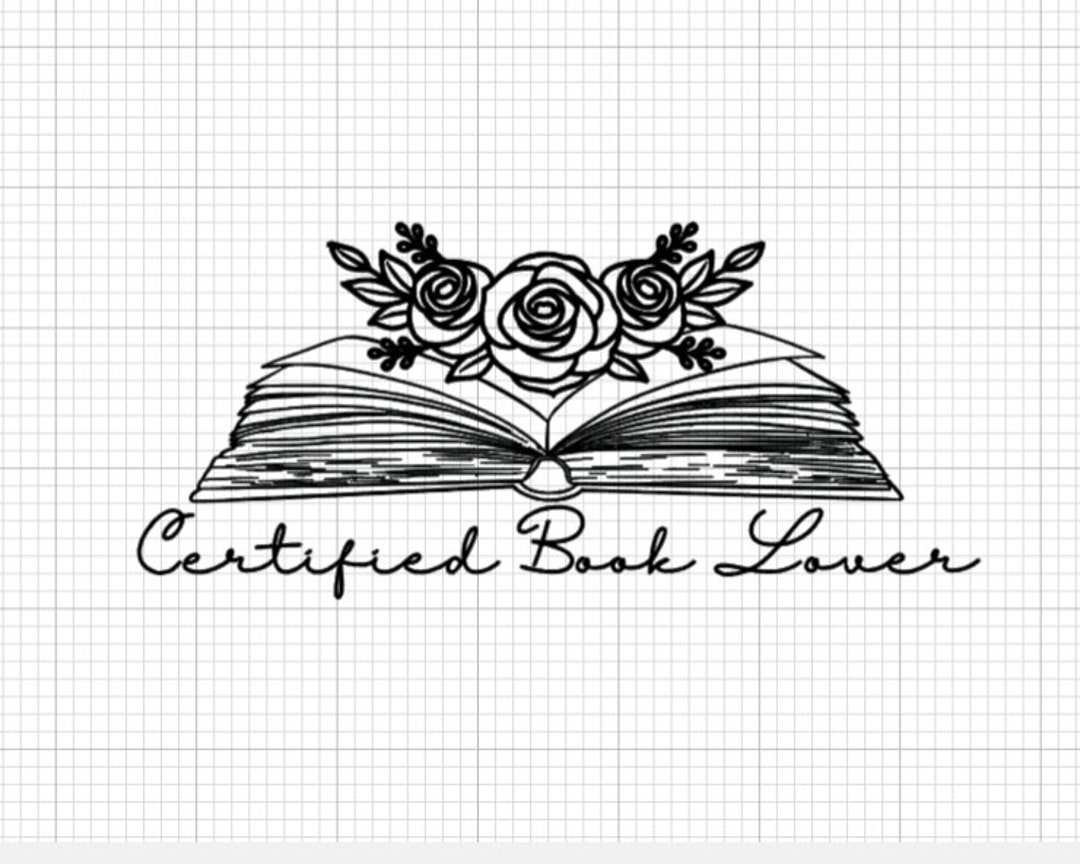 Certified Booklover Svg, Booklover Svg, Book Enthusiast, Avid Reader ...