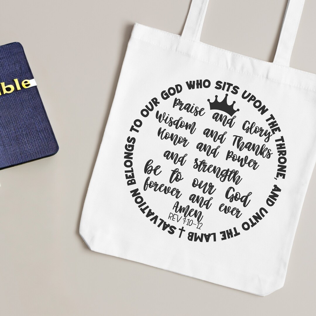 Book of Revelation Svg Bible-inspired Quote Svg Salvation Belongs to ...