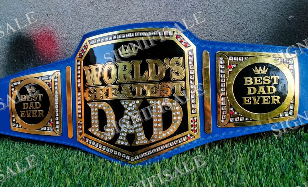World's Greatest Dad Championship Belt Gift for Dad Gift - Etsy
