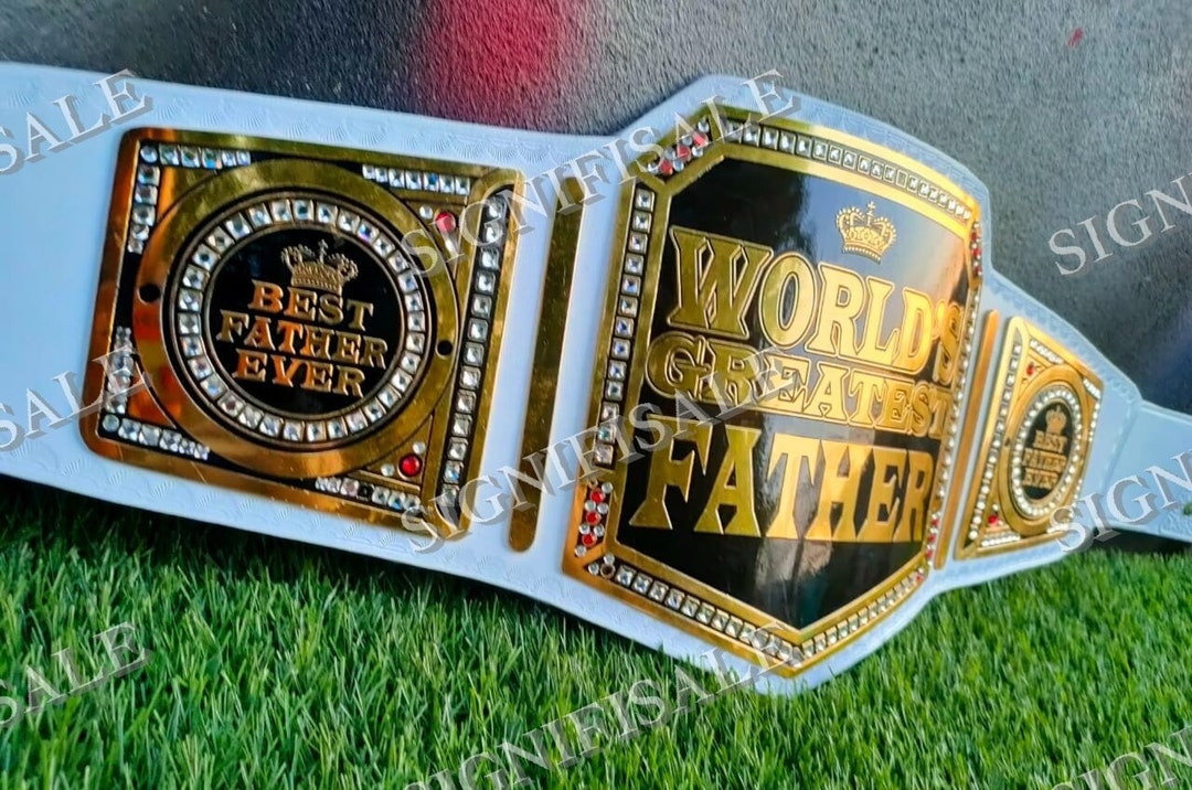 World's Greatest Father/ Dad Championship Belt Gift for - Etsy