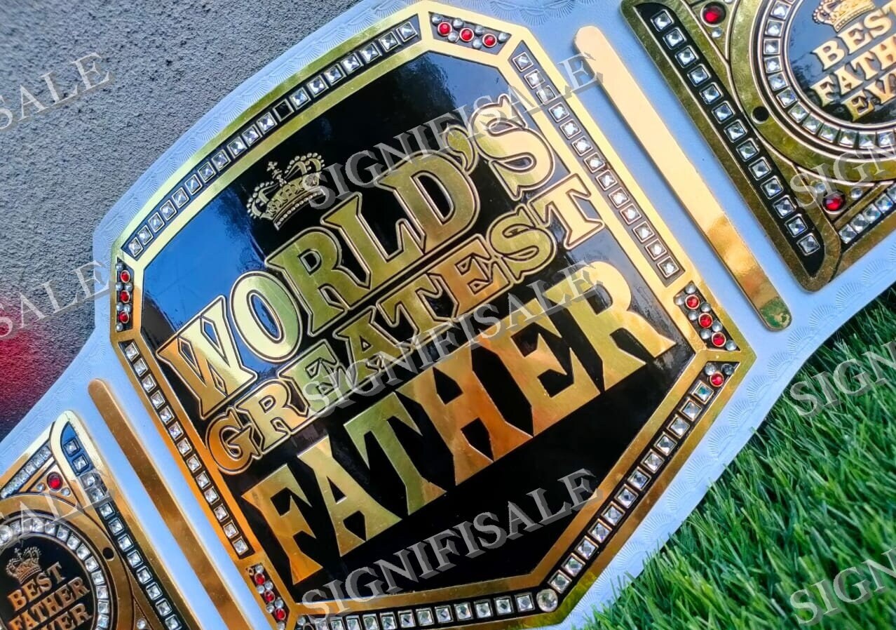 World's Greatest Father/ Dad Championship Belt Gift for - Etsy