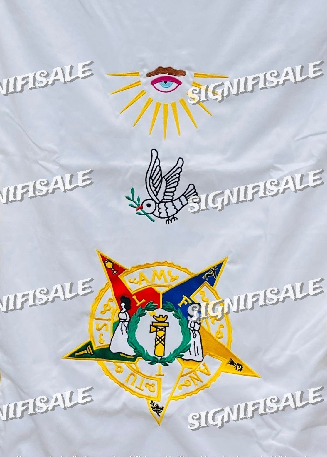 Masonic Regalia Customized Amaranth Banner Made in Velvet & Satin - Etsy