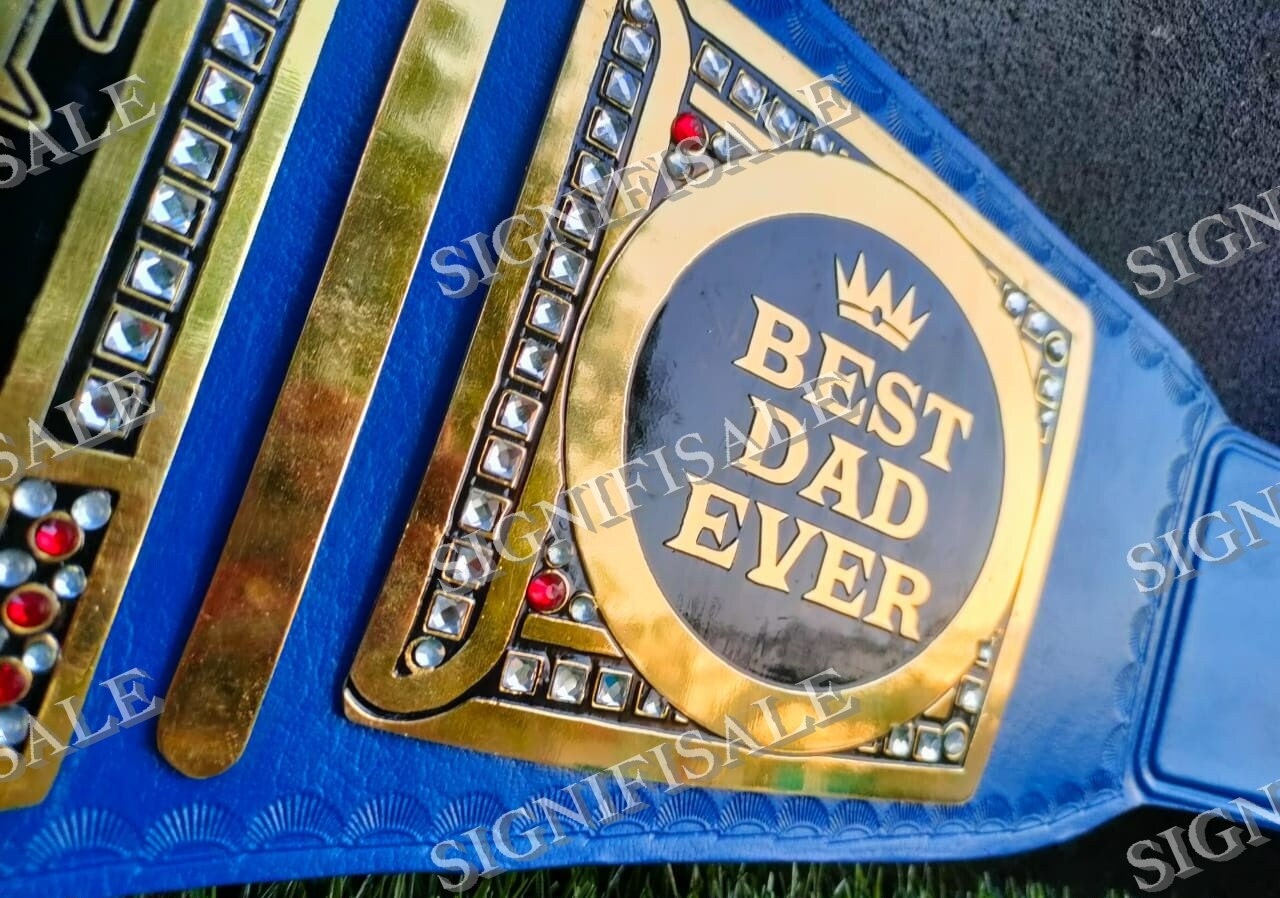World's Greatest Dad Championship Belt Gift for Dad Gift - Etsy