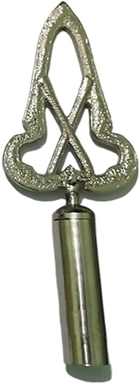 Set of 6 Pieces Masonic Regalia Pole Topper, Blue Lodge Rods & Tops ...