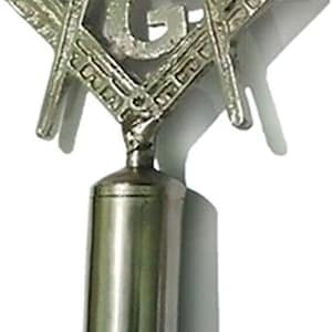Set of 6 Pieces Masonic Regalia Pole Topper, Blue Lodge Rods & Tops ...