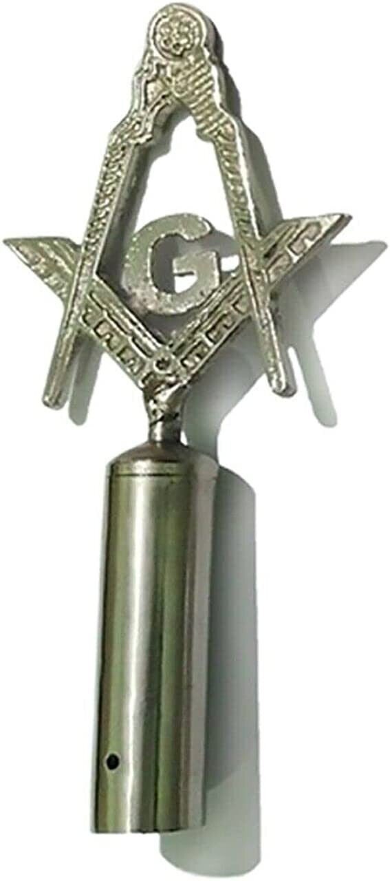 Set of 6 Pieces Masonic Regalia Pole Topper, Blue Lodge Rods & Tops ...