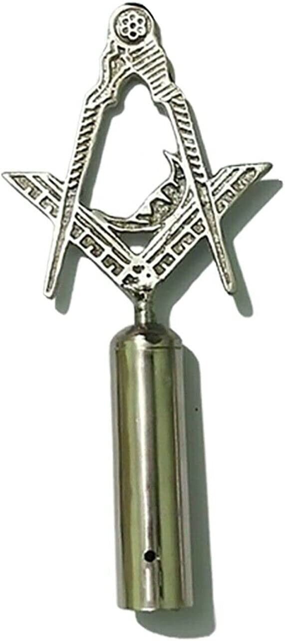 Set of 6 Pieces Masonic Regalia Pole Topper, Blue Lodge Rods & Tops ...