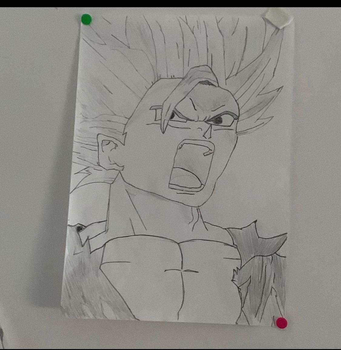 Kid Gohan Super Saiyan Drawing