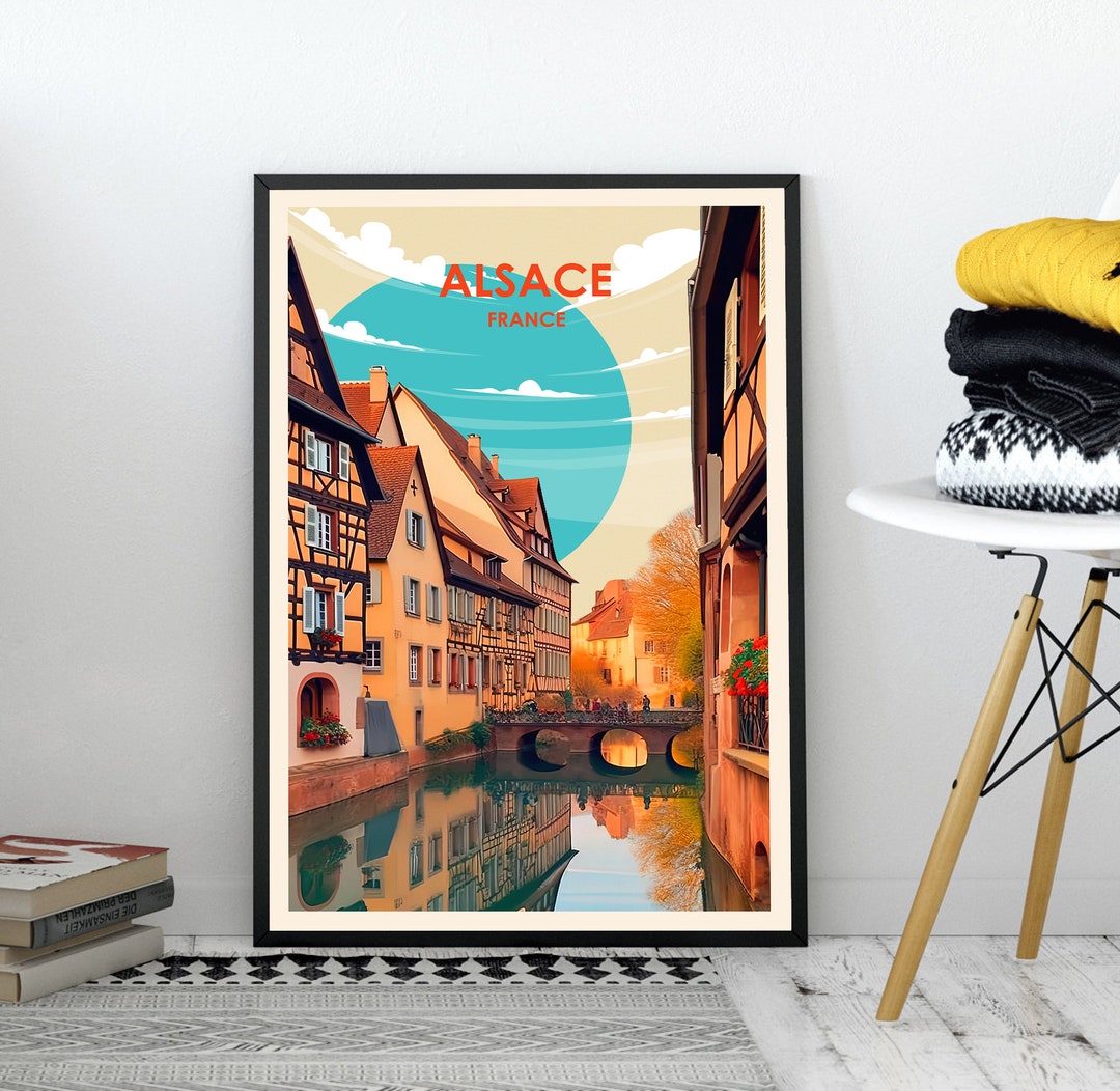 Alsace Poster Alsace Print Alsace Art France Poster - Etsy