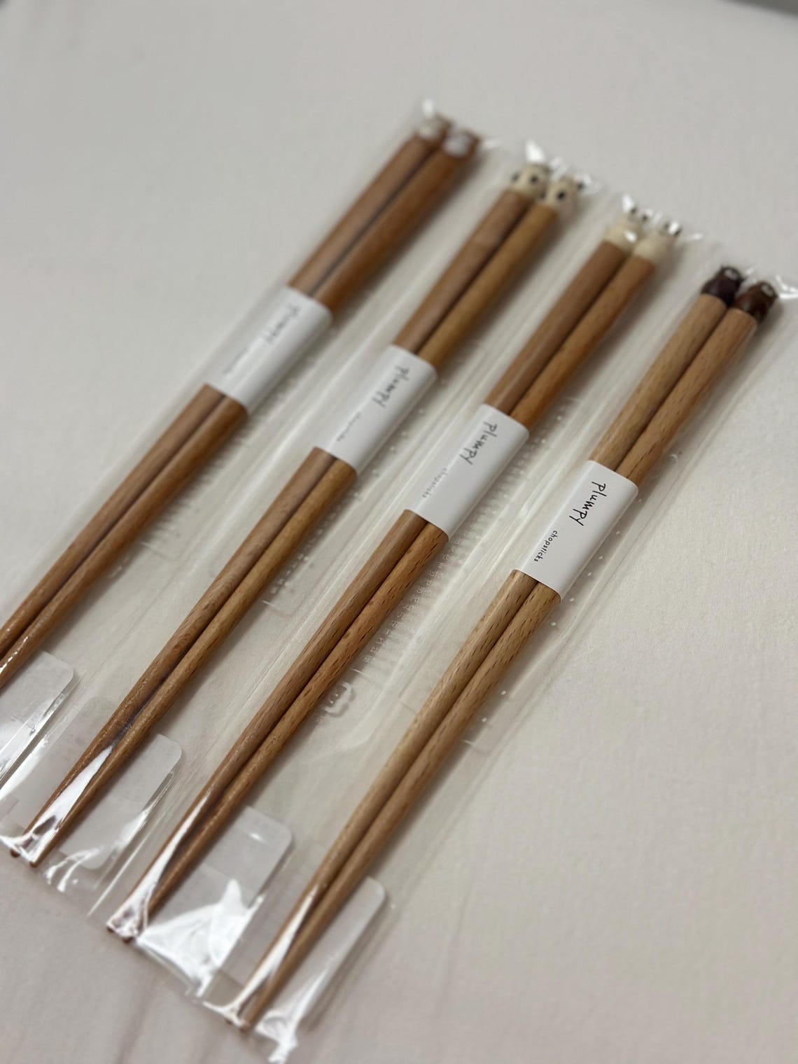 Kawaii Wooden Animal Chopsticks: Japanese Fluffy Chopsticks - Etsy