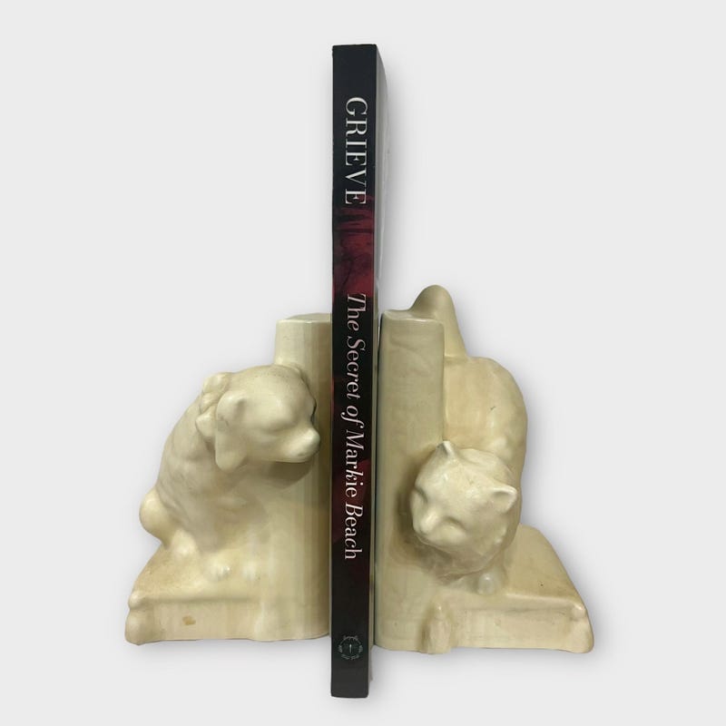 Cat Bookends - Etsy