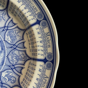 Spode England Blue Room 2000 Millennium Blue and White Calendar ...