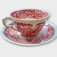 Red Transferware - Etsy