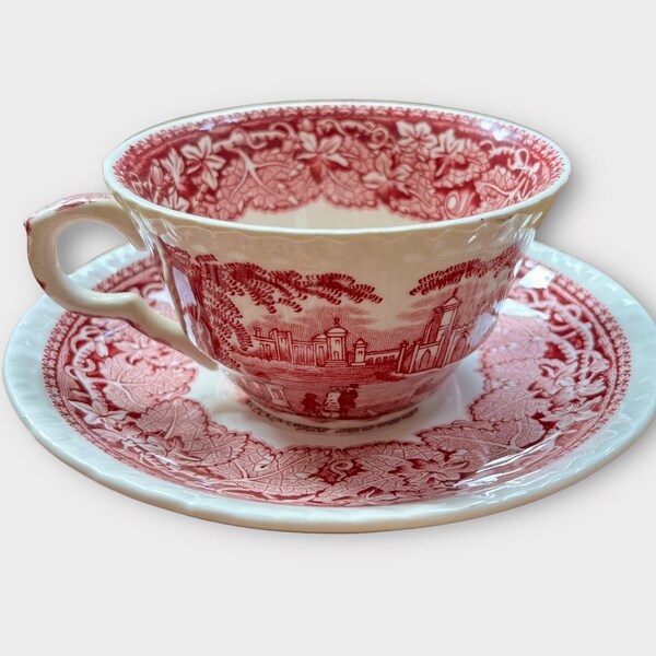 Red Transferware - Etsy