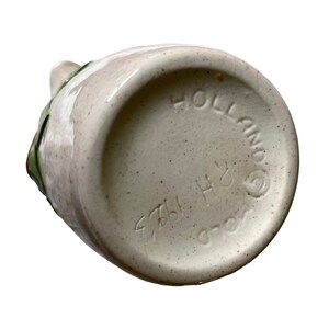 Holland Mold Vase, Ceramic Pitcher, Vintage Vase, Floral Vase, Retro ...