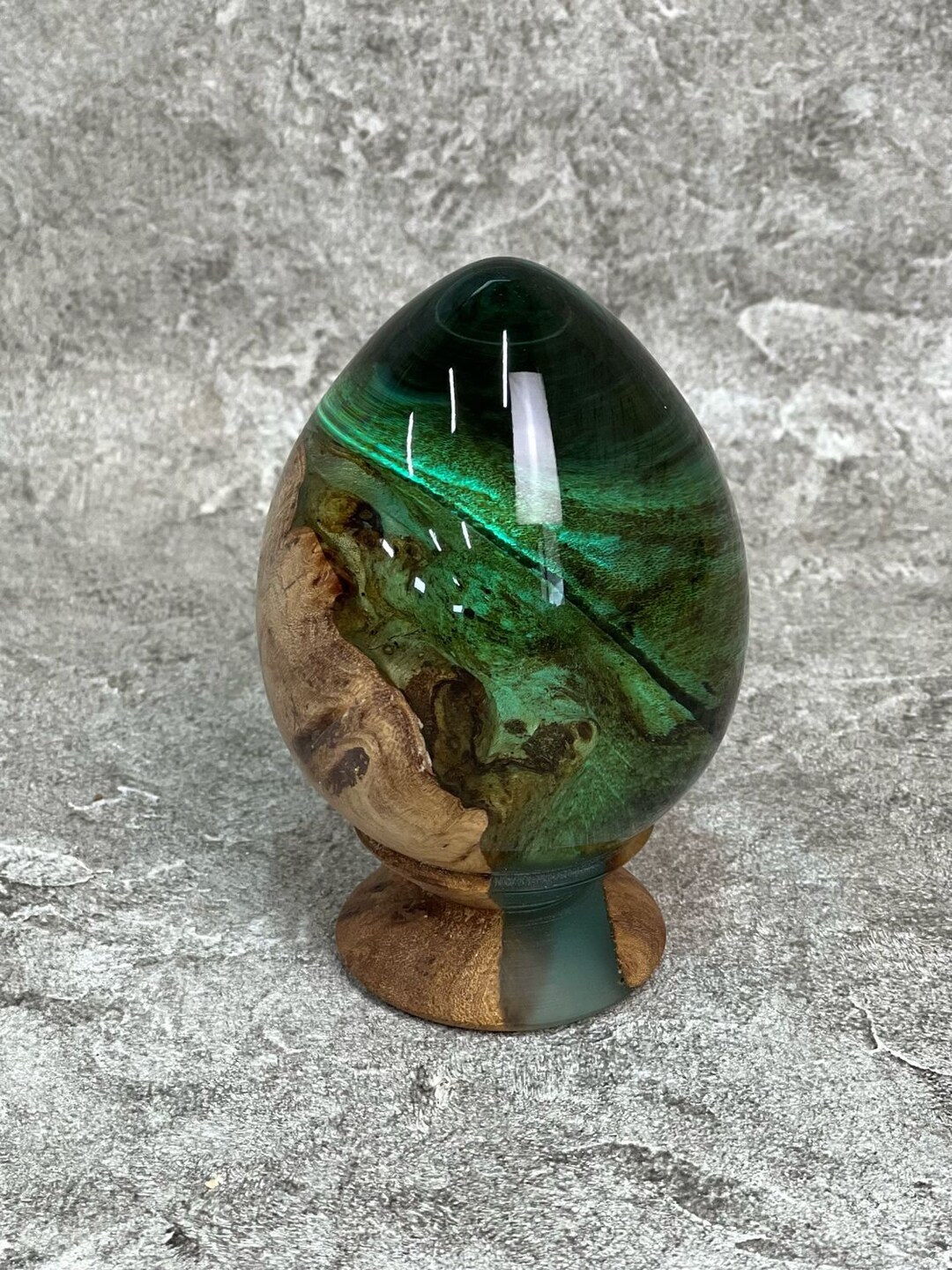 Handmade Decorative Easter Egg,easter Decor, Easter Gift , Wooden Epoxy ...