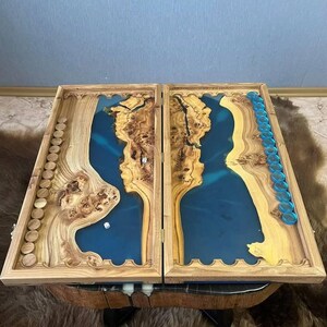 Backgammon Set,luxury Handmade Backgammon With Chips,wooden Backgammon ...