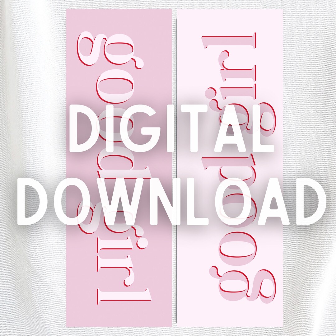 DIGITAL DOWNLOAD - “good Girl" Booktok Bookmark - Instant Download ...