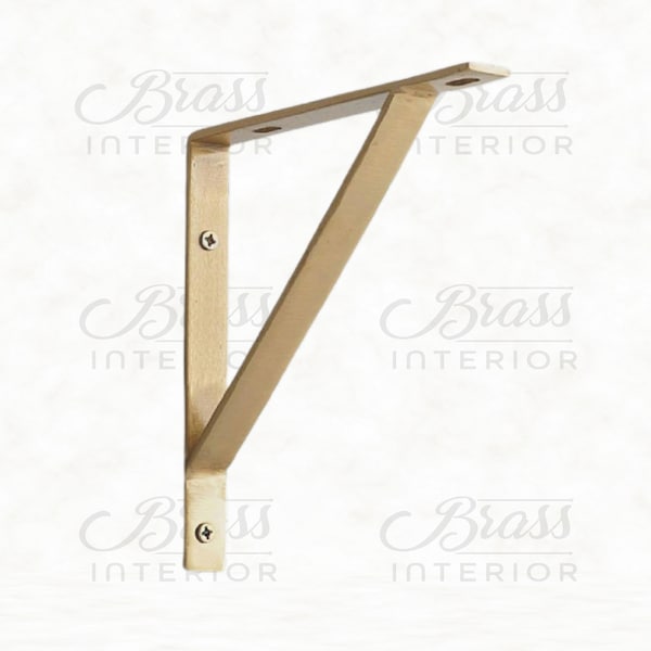 Brass Shelf Brackets - Etsy