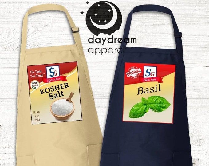 Custom Apron Gift, Cookie Crew Apron, Name Apron, Cook Squad Apron ...