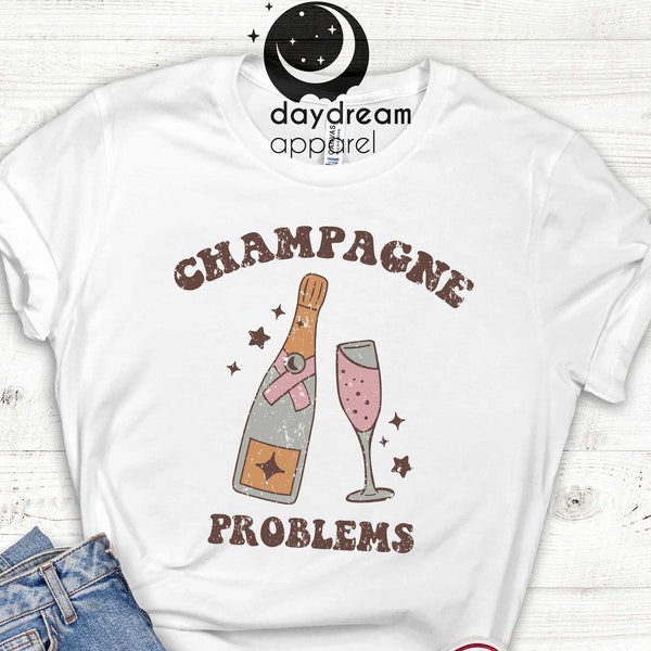 Champagne Tshirt - Etsy