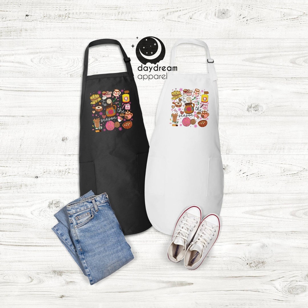 Mexican Cuisine Apron, Tis the Season Apron, Christmas Snacks Apron ...