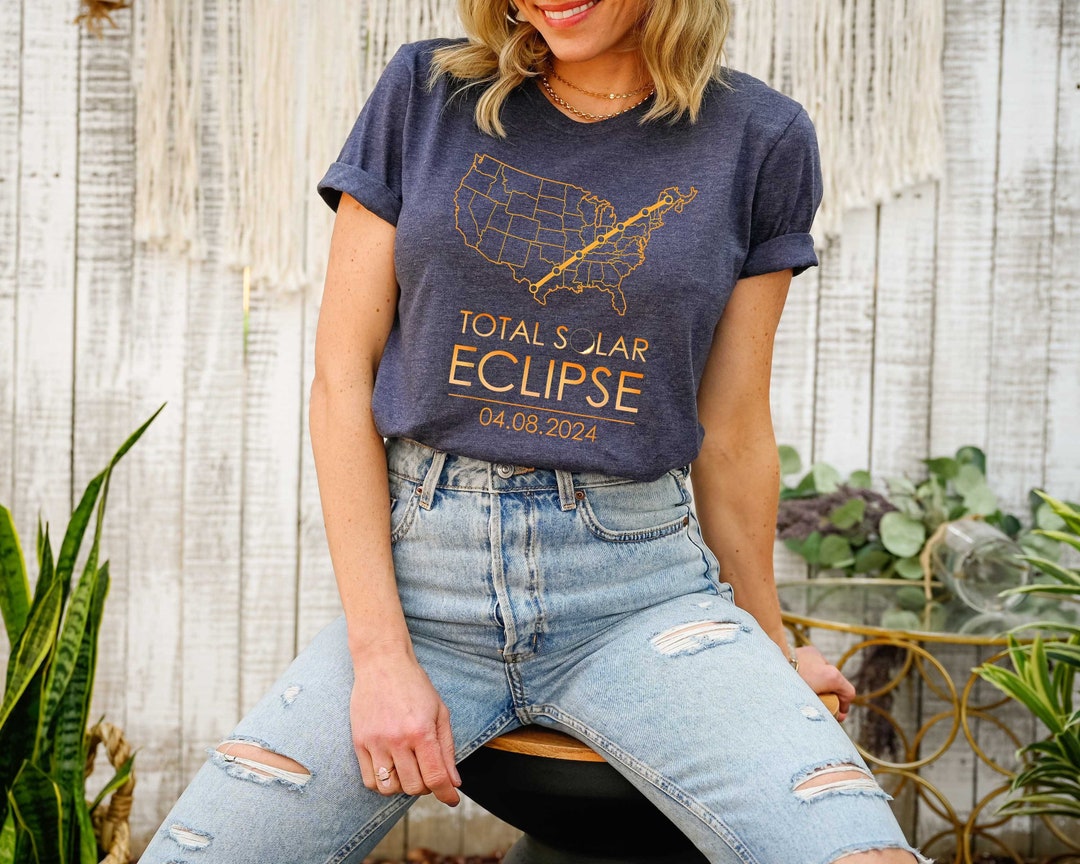 Total Solar Eclipse Shirt, Total Eclipse Tee, Eclipse Route Tee ...