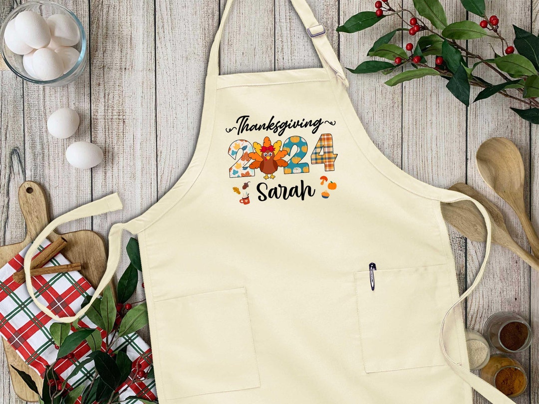 Thanksgiving Cooking Crew, Kitchen Apron, Gift for Family, Fall ...