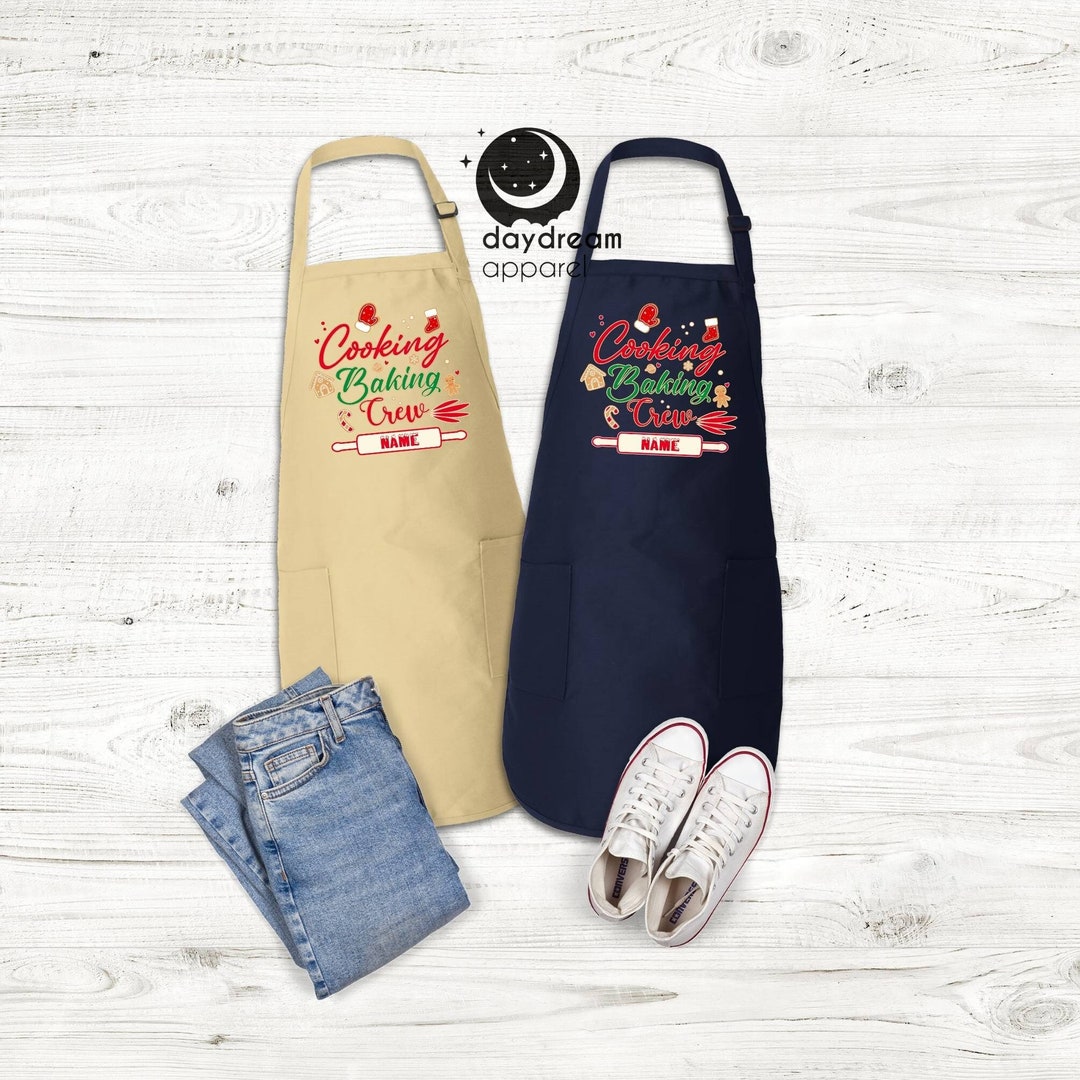 Custom Baking Crew Apron, Cooking Baking Crew Apron, Name Apron ...