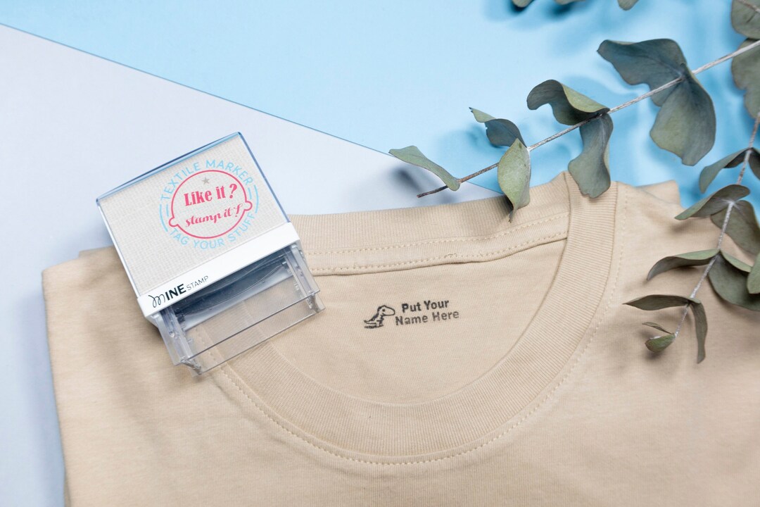 Personalized Textile Stamp for Labeling Clothing: Easy and Fast ...